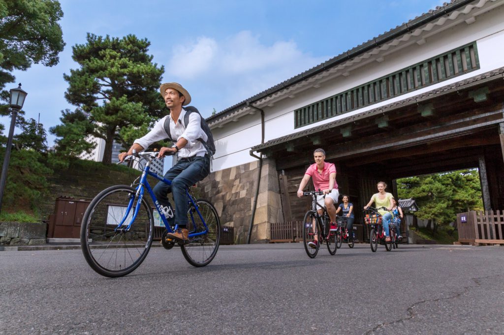 Central Tokyo Cycling Tour with Private Guide (Half Day)